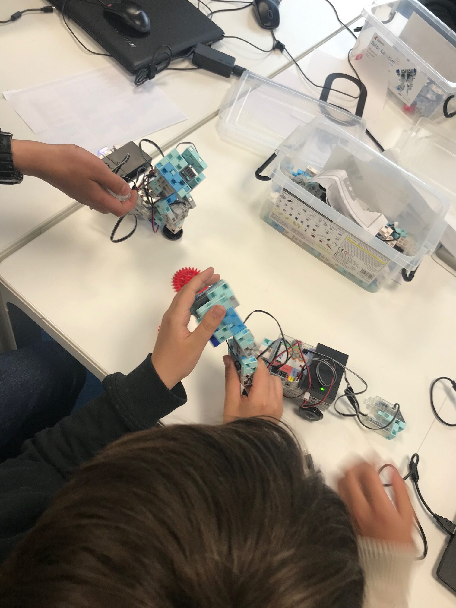 des robots pour apprendre à programmer